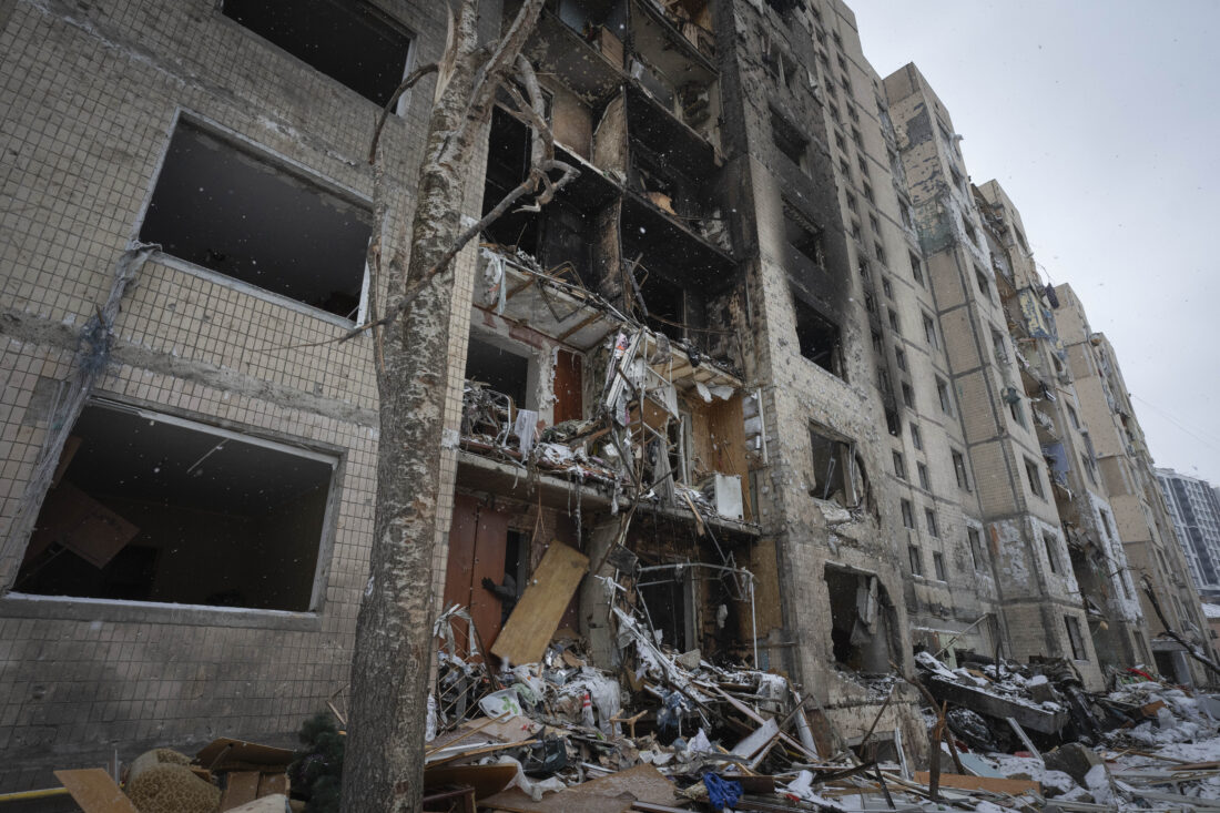As A Missile Hits A Kyiv Apartment Building Survivors Lose A Lifetime
